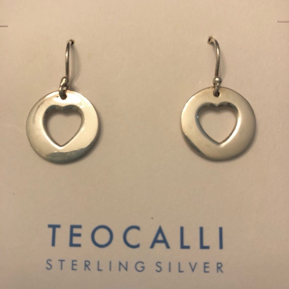 Teocalli | Jewelry | Sterling Silver Heart Earrings By Teocalli Like ...